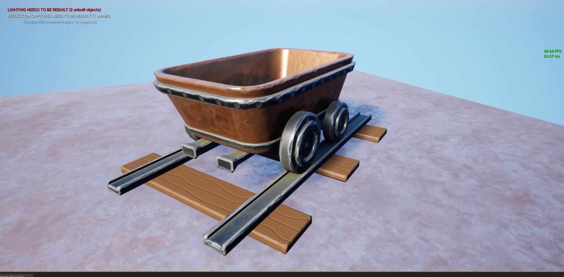 ArtStation - Stylized MineCart | Game Assets