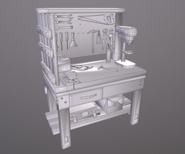 ArtStation - workbench | Game Assets