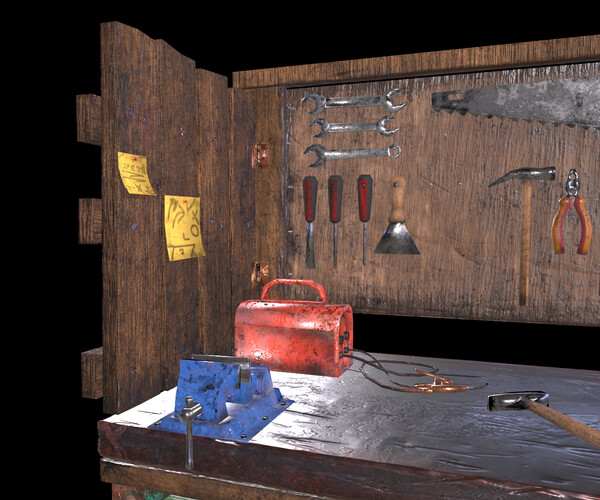ArtStation - workbench | Game Assets