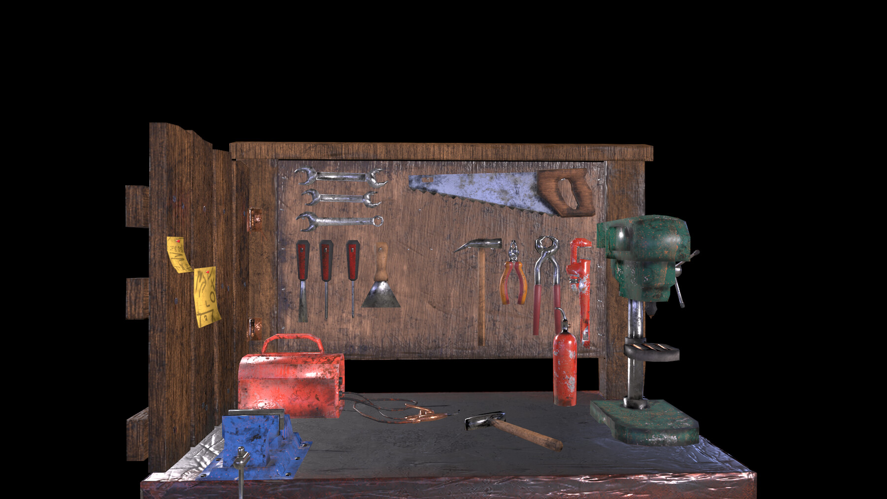 ArtStation - workbench | Game Assets