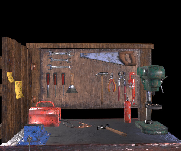 ArtStation - workbench | Game Assets