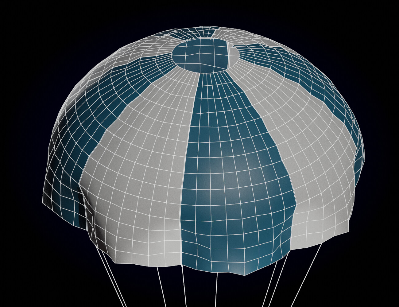 ArtStation - Elliptical Parachute | Game Assets