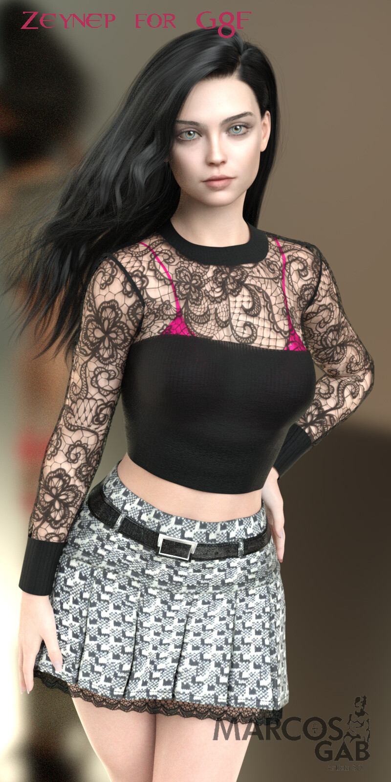 ArtStation - Zeynep for Genesis 8.1 Female | Resources