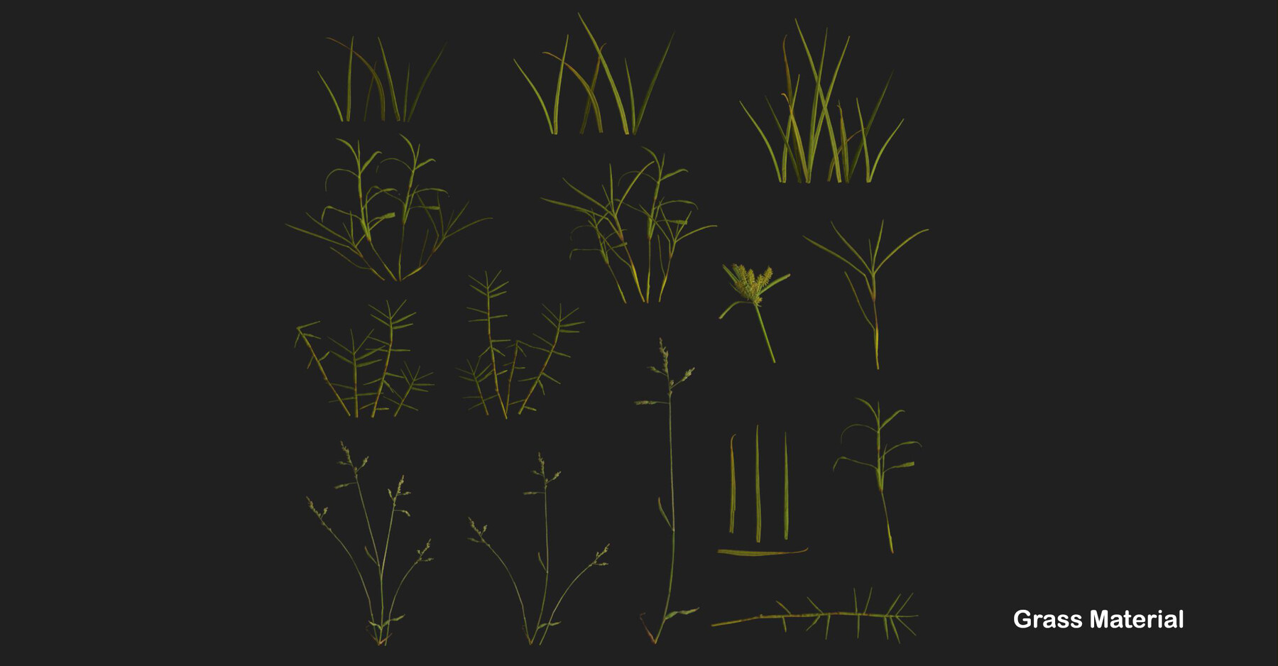 ArtStation - Grasses | Game Assets