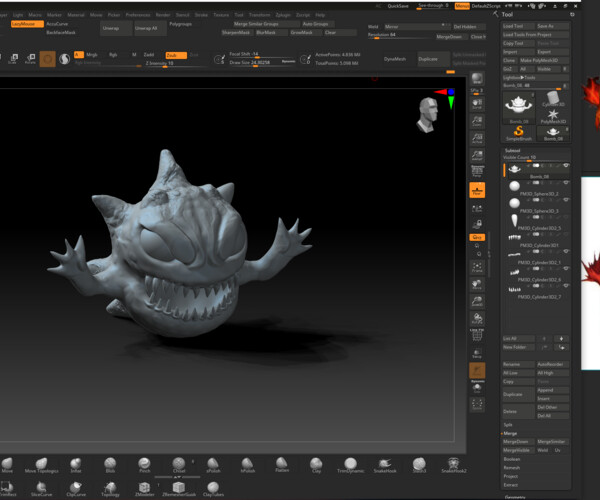 ArtStation - Bomb Creature | Resources