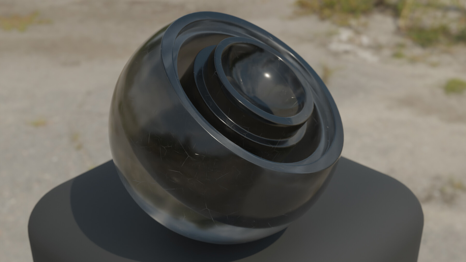 ArtStation - Scratched Glass (Blender 3+, Procedural) | Game Assets