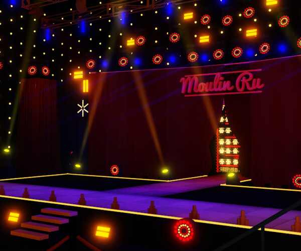 ArtStation - 12/21﹕RuPauls' Drag Race - Main Stage ﹕. ♡ | Game Assets