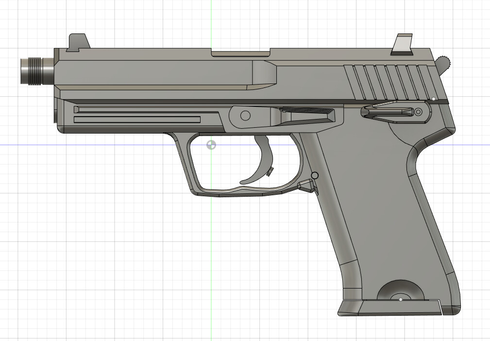 ArtStation - [CAD] USP-45 | Resources