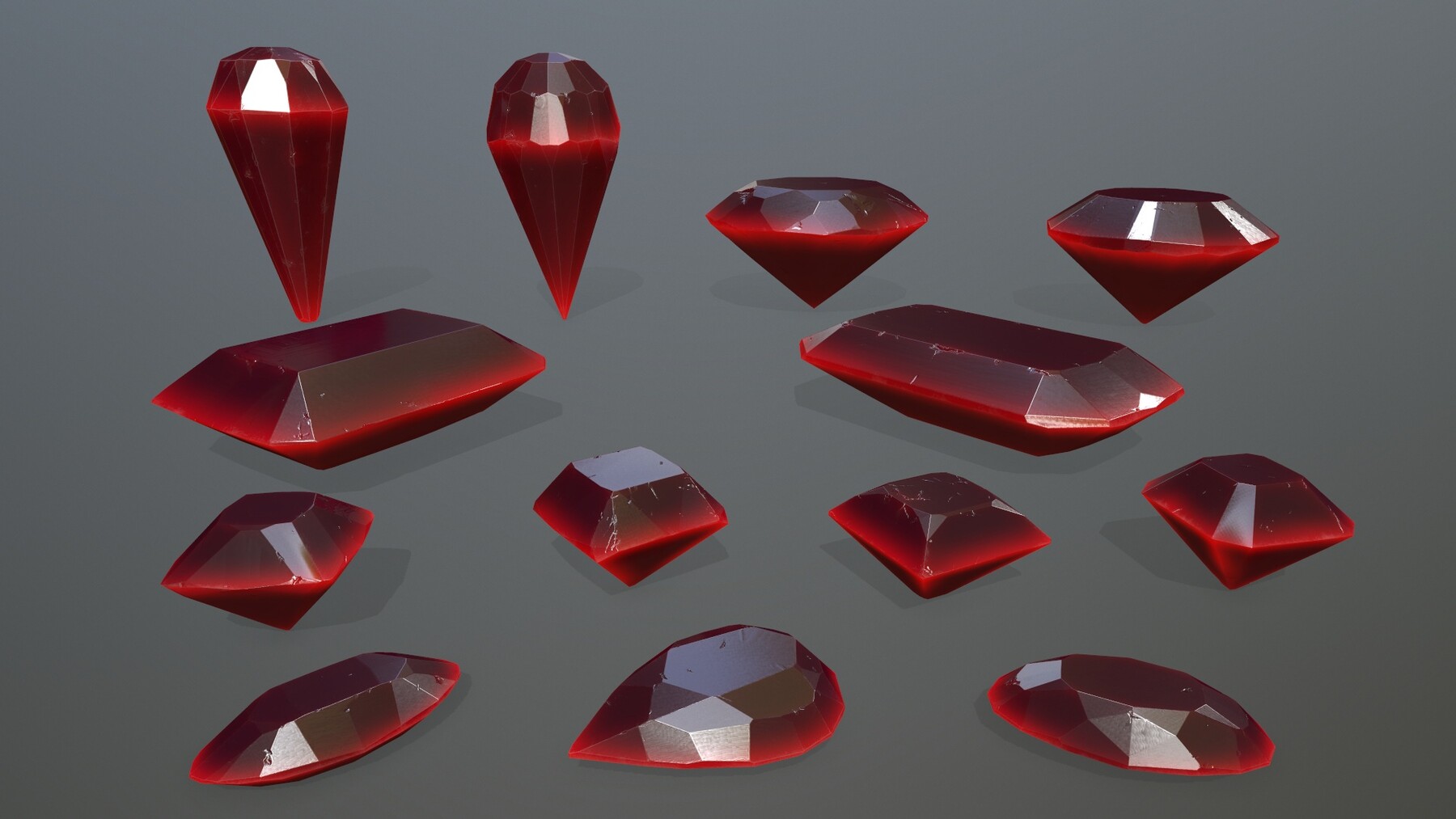 ArtStation - Gem Set | Game Assets