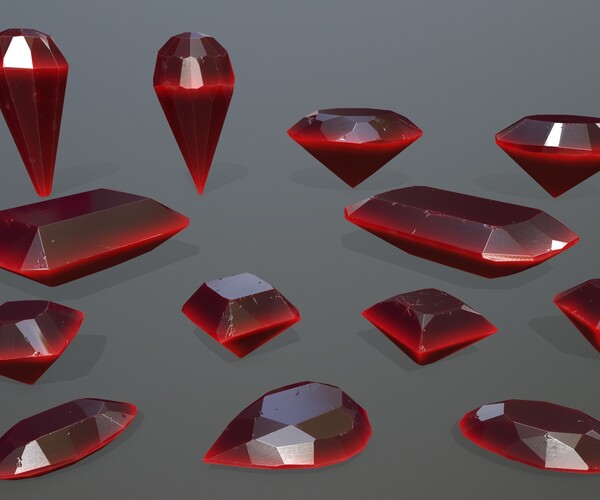 ArtStation - Gem Set | Game Assets