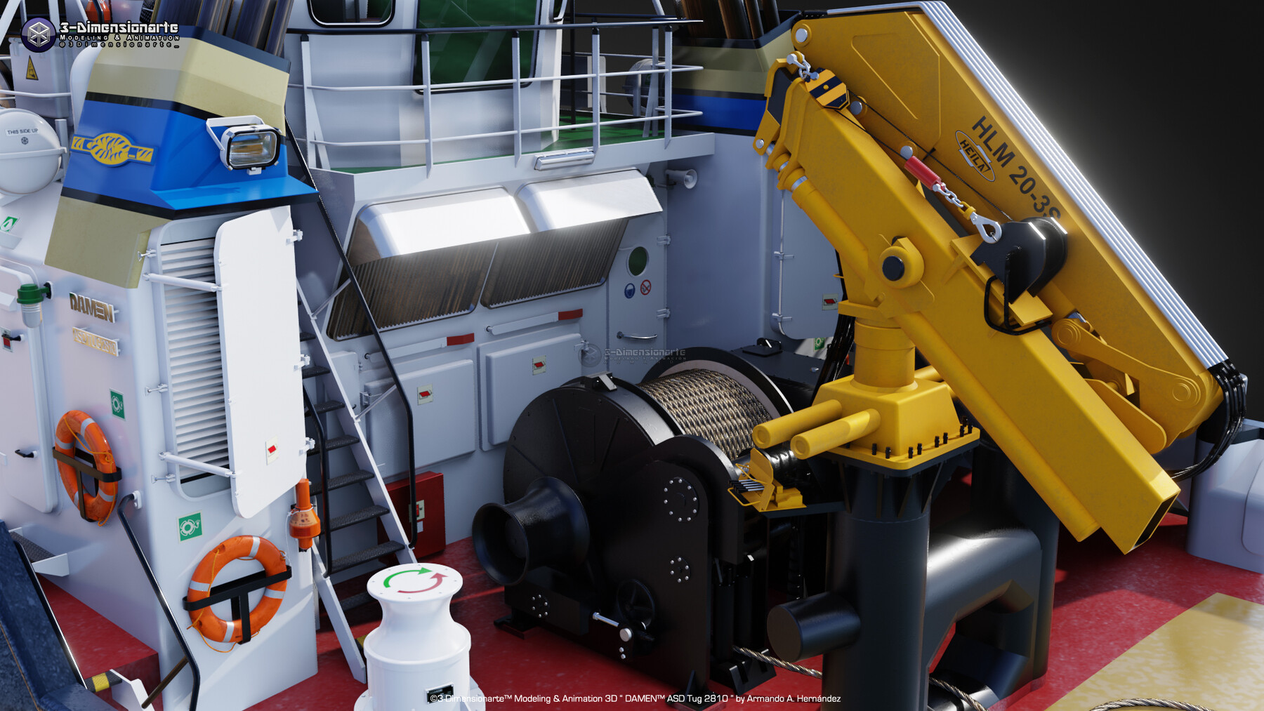 ArtStation - ASD Tug 2810 | Resources