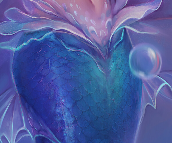 ArtStation - The Little Mermaid Package. Full process (27h30m), PSD ...