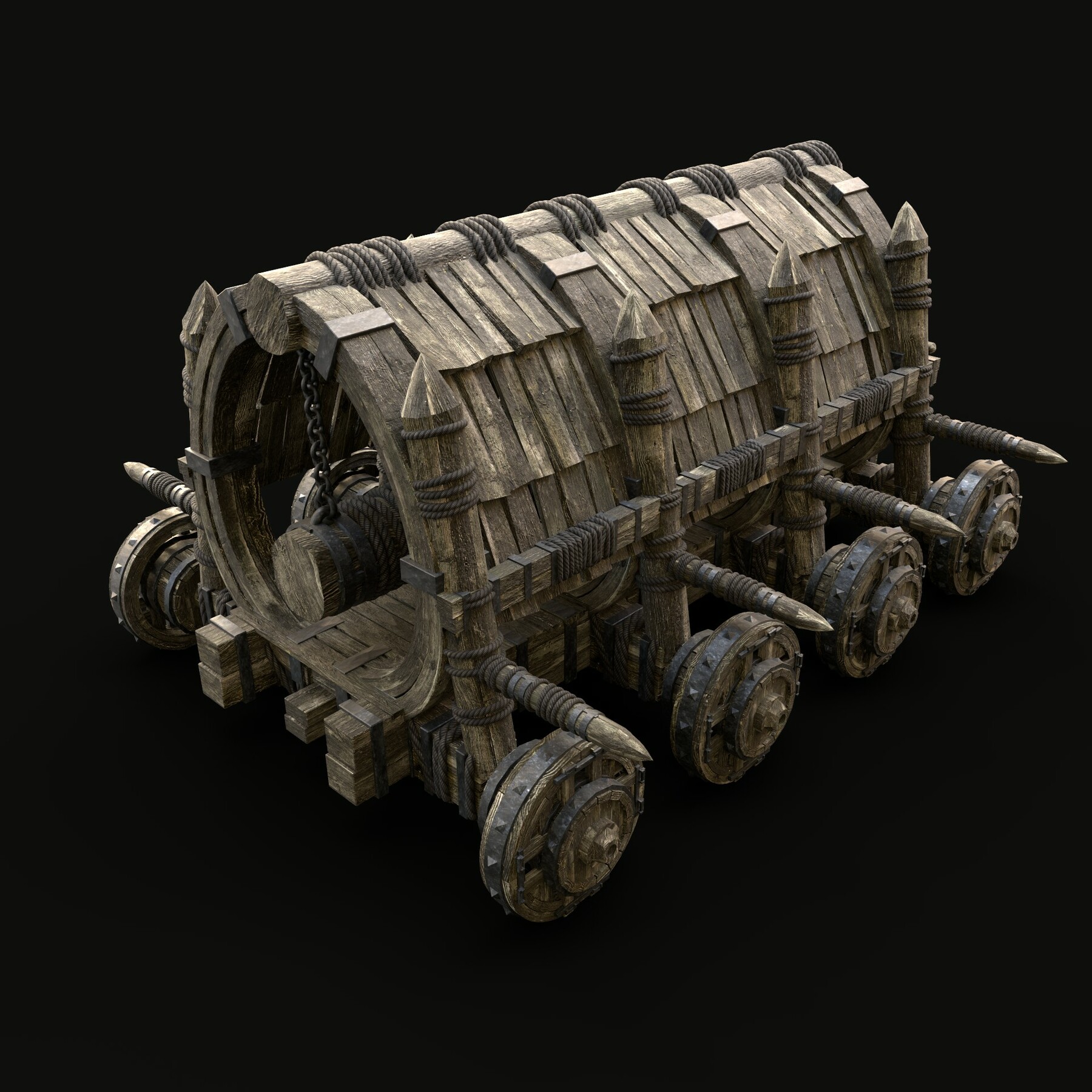 ArtStation - BATTERING RAM MEDIEVAL WAR MACHINE SIEGE ENGINE TANK AAA ...