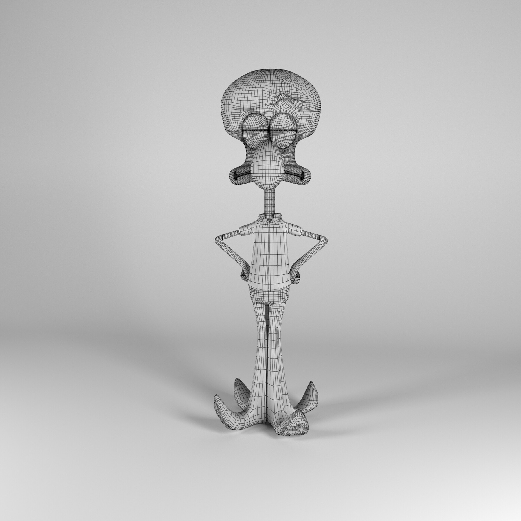 ArtStation - Squidward 3D model | Resources
