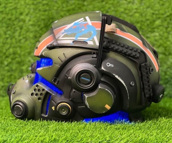 ArtStation - Printable TitanFall Pilot Helmet | Resources