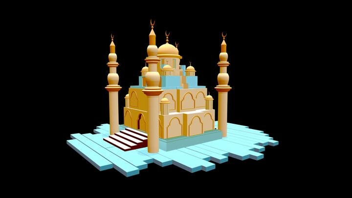 ArtStation - 3D Mosque | Game Assets