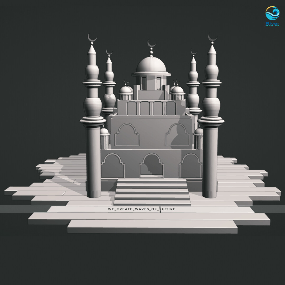 ArtStation - 3D Mosque | Game Assets