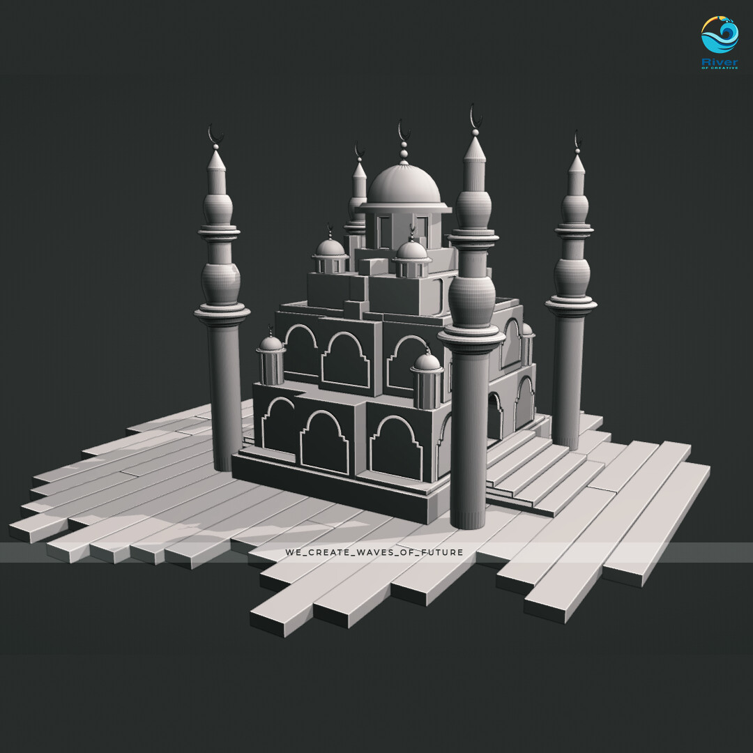ArtStation - 3D Mosque | Game Assets