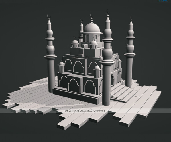 ArtStation - 3D Mosque | Game Assets