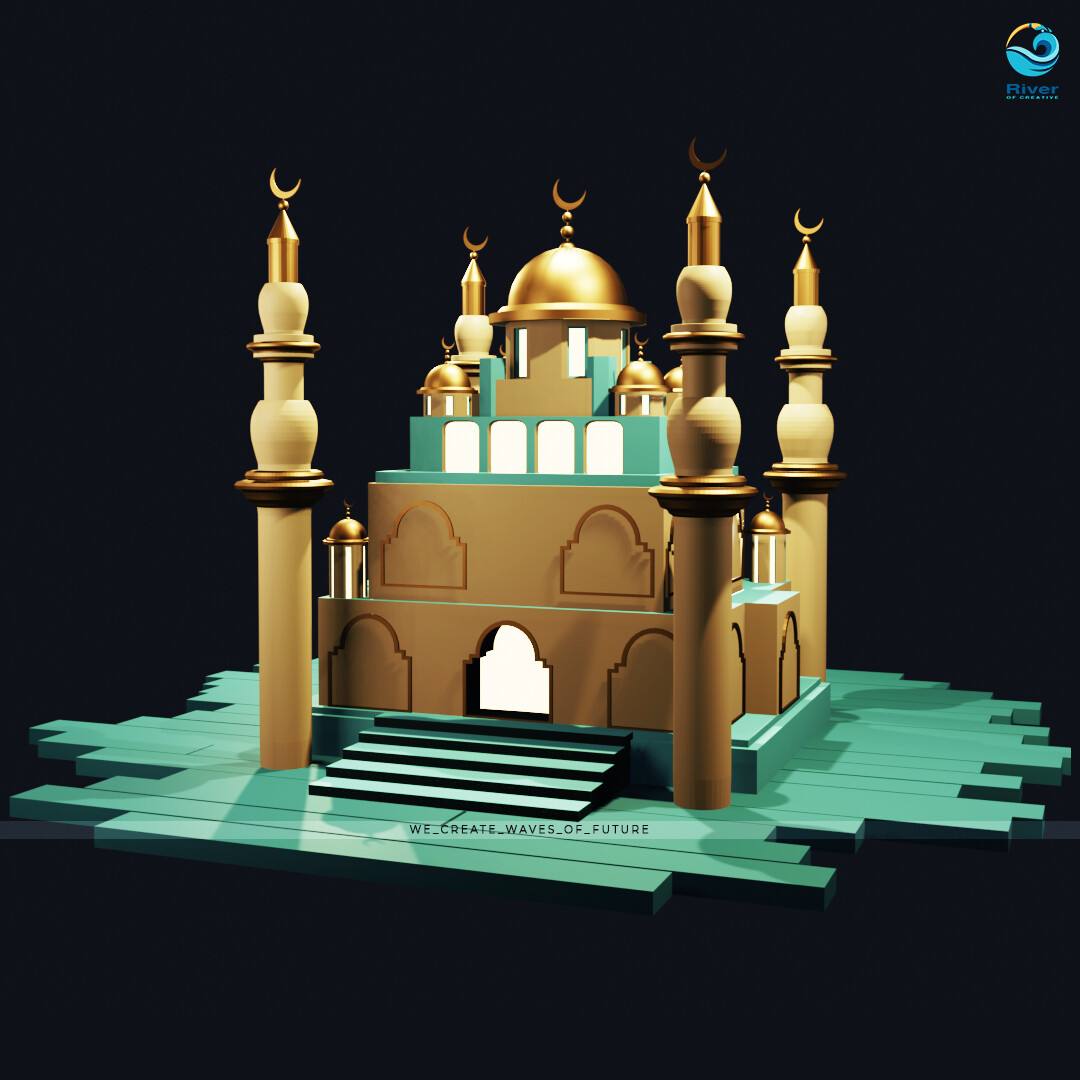 ArtStation - 3D Mosque | Game Assets