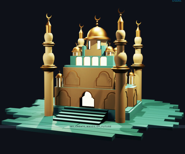 ArtStation - 3D Mosque | Game Assets