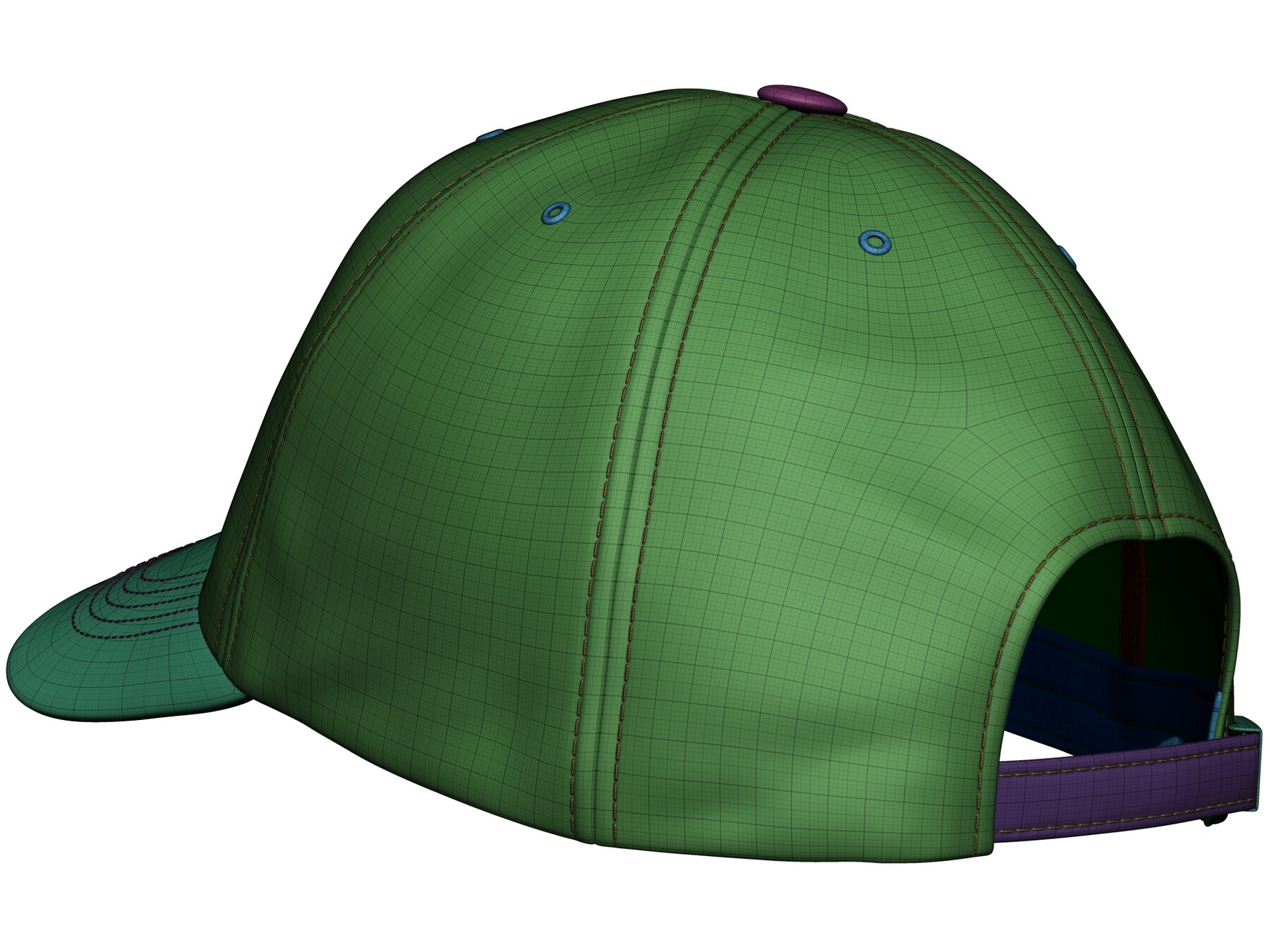 ArtStation - Baseball Cap High Poly 3d model (ZTL/OBJ) | Game Assets