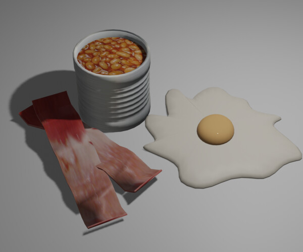 ArtStation - British Breakfast Digital Print | Artworks