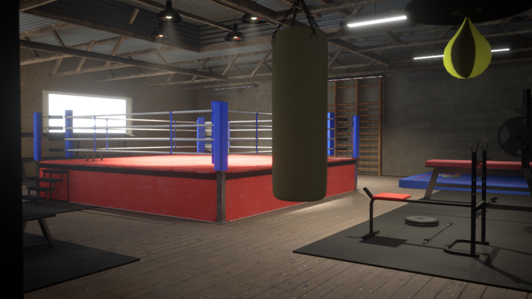 ArtStation - Unreal Fitness room | Game Assets