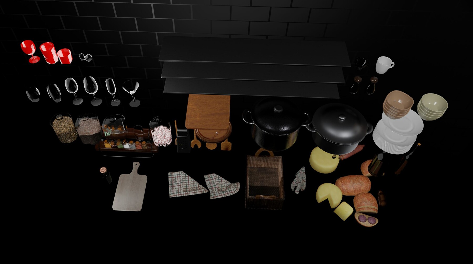 ArtStation - Kitchen Asset Pack | Game Assets