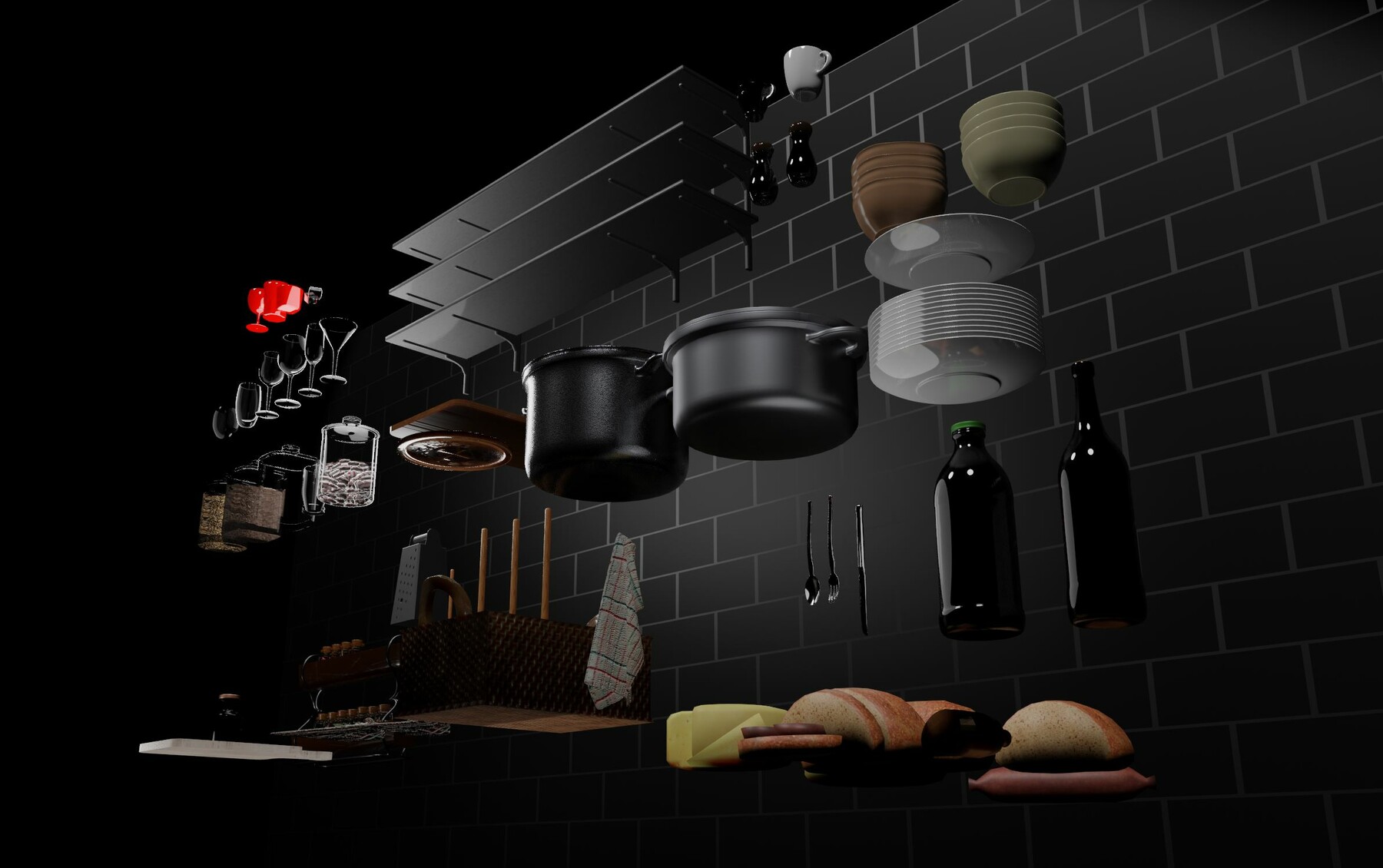 ArtStation - Kitchen Asset Pack | Game Assets