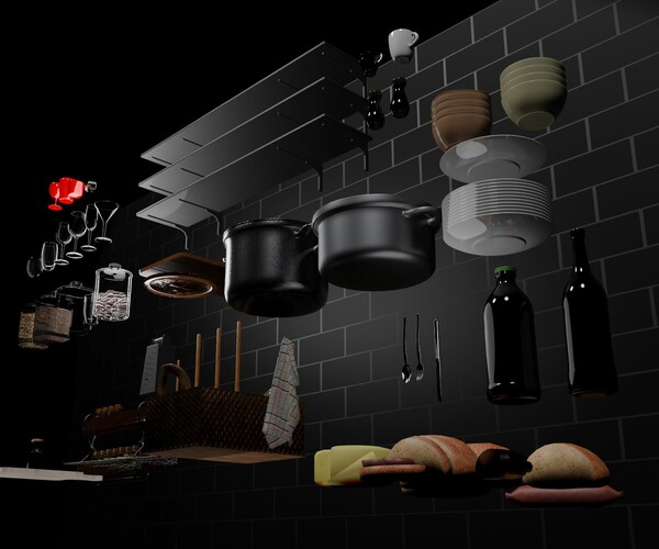 ArtStation - Kitchen Asset Pack | Game Assets