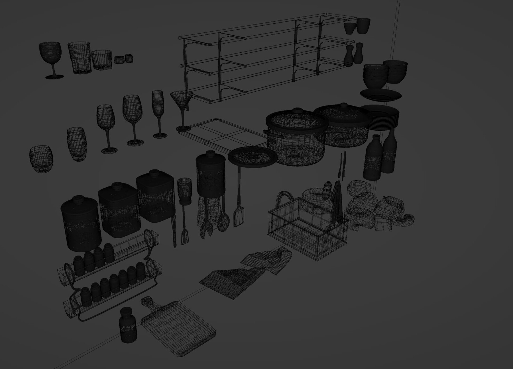 ArtStation - Kitchen Asset Pack | Game Assets