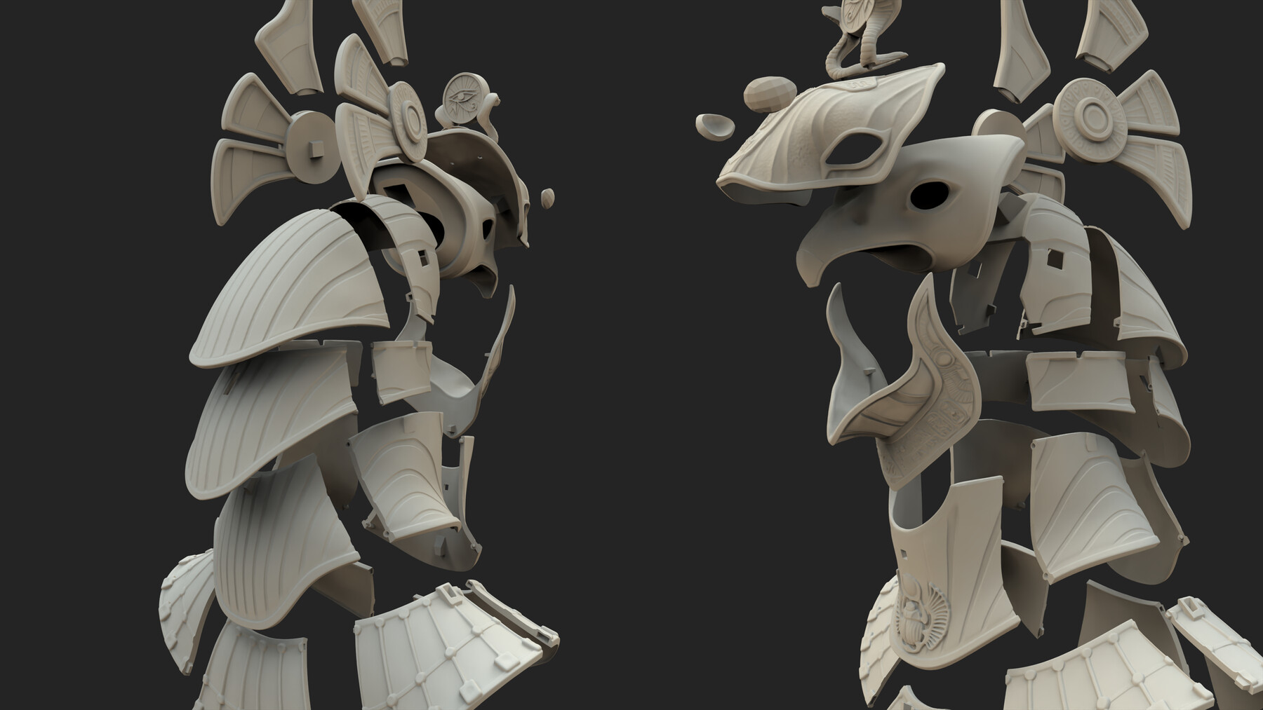 ArtStation - Horus helmet - 3D printing | Resources