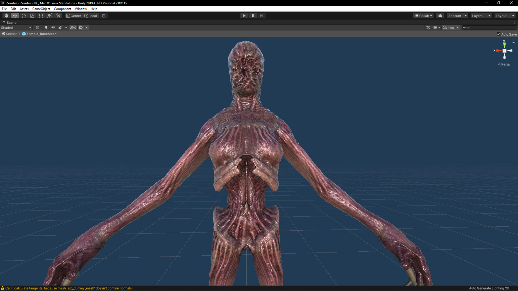 ArtStation - Zombie long | Game Assets