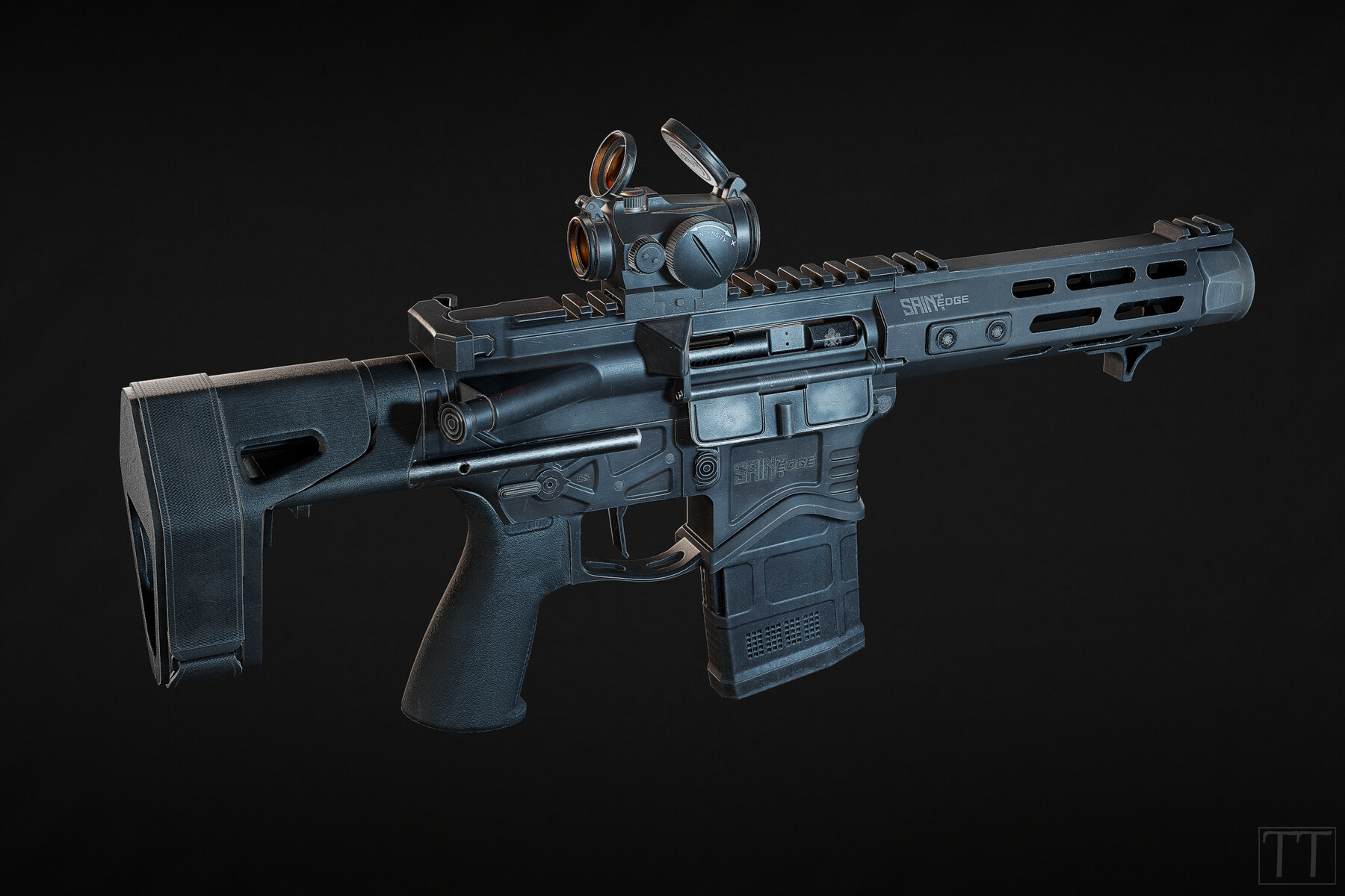 ArtStation - Saint Edge PDW (Free Asset) | Game Assets