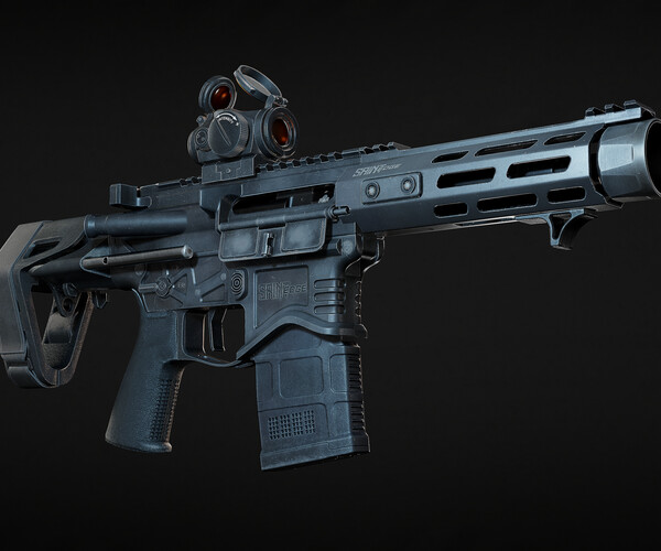 ArtStation - Saint Edge PDW (Free Asset) | Game Assets