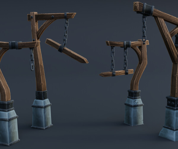 ArtStation - Stylized Sign Post Bundle | Game Assets