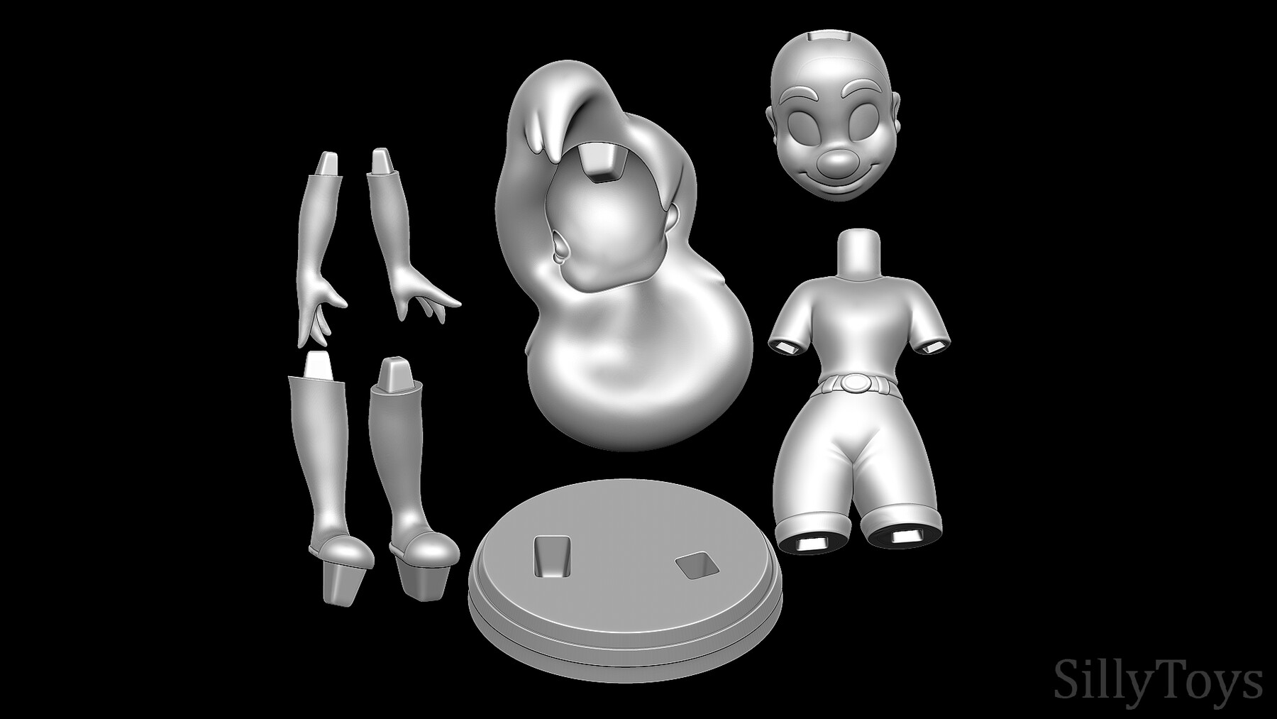 ArtStation - Roxxanne - A Goofy Movie 3D print model | Resources