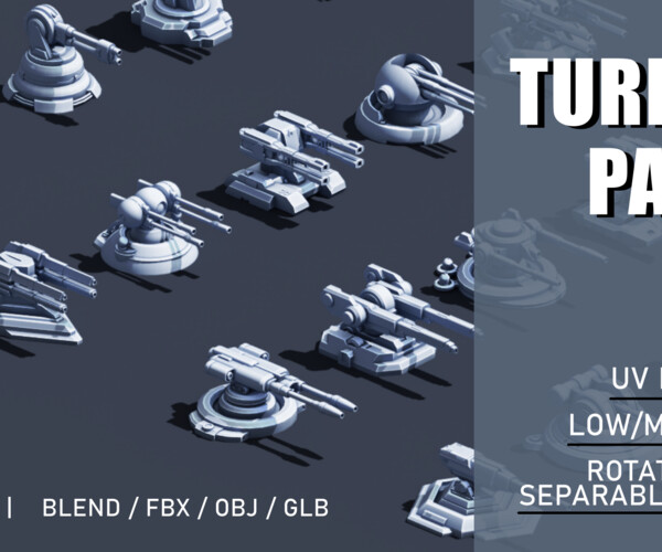 ArtStation - Turret Pack | Resources