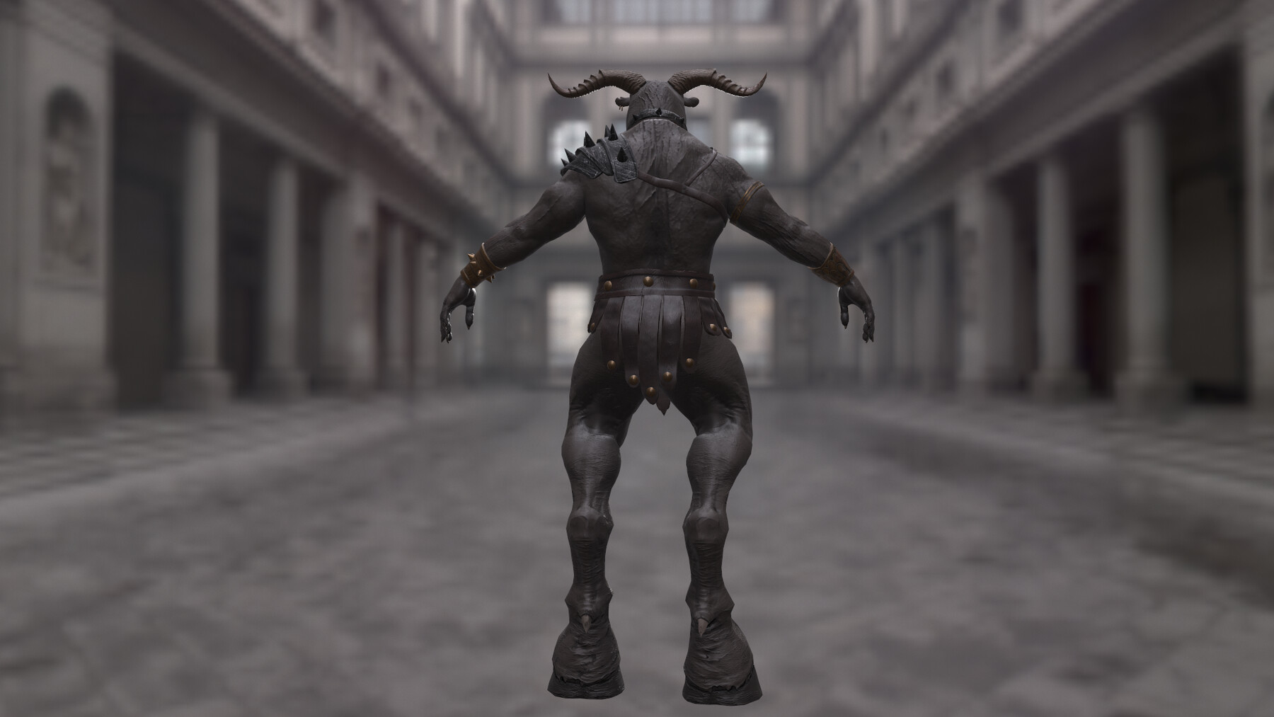 ArtStation - Minotaur 3D Model | Game Assets