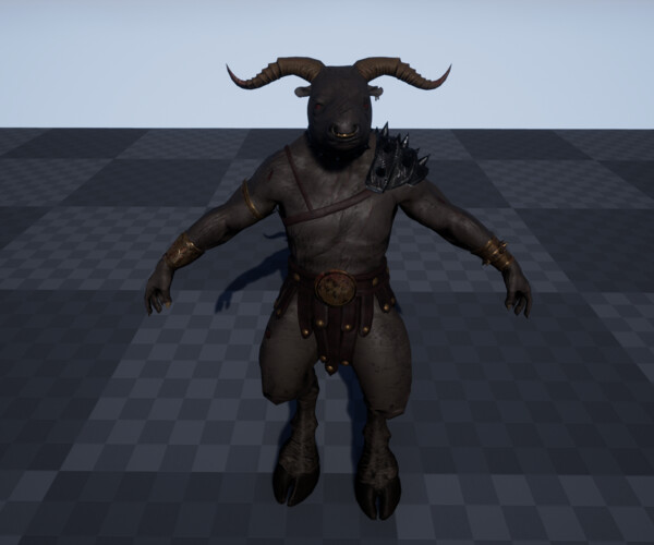 ArtStation - Minotaur 3D Model | Game Assets