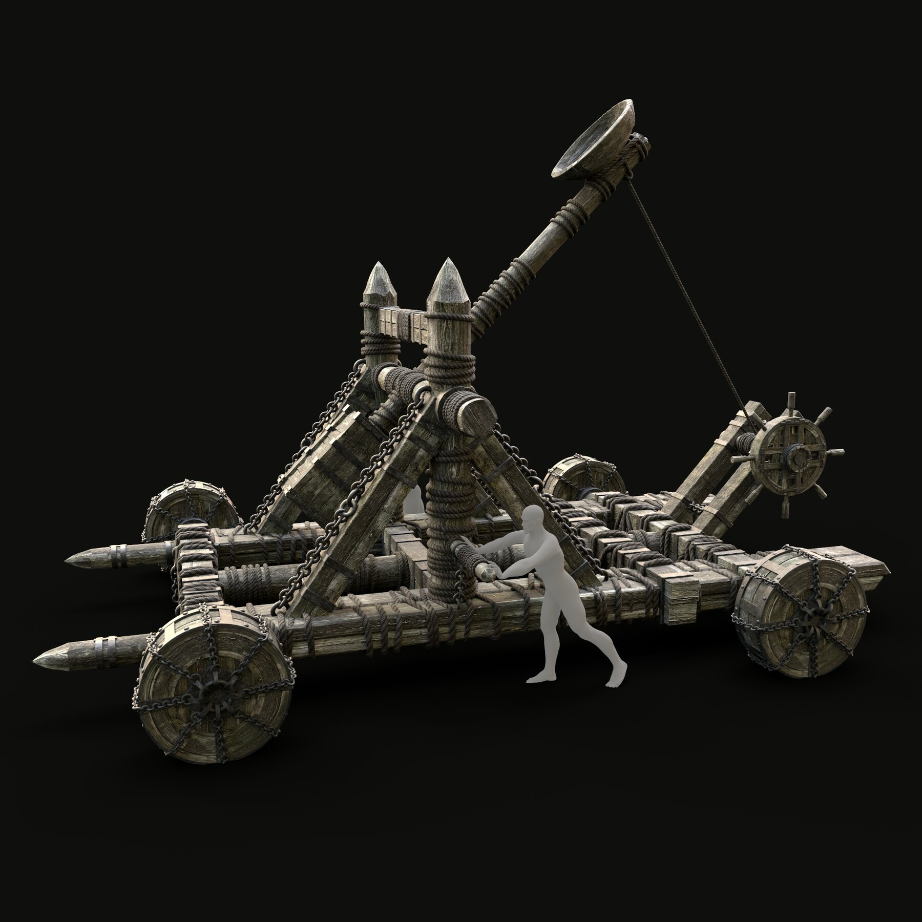 ArtStation - CATAPULT WAR MACHINE SIEGE ENGINE PACK COLLECTION AAA ...
