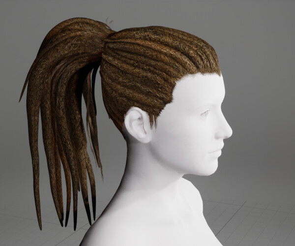ArtStation - Dreads Hair Rasta low poly | Resources