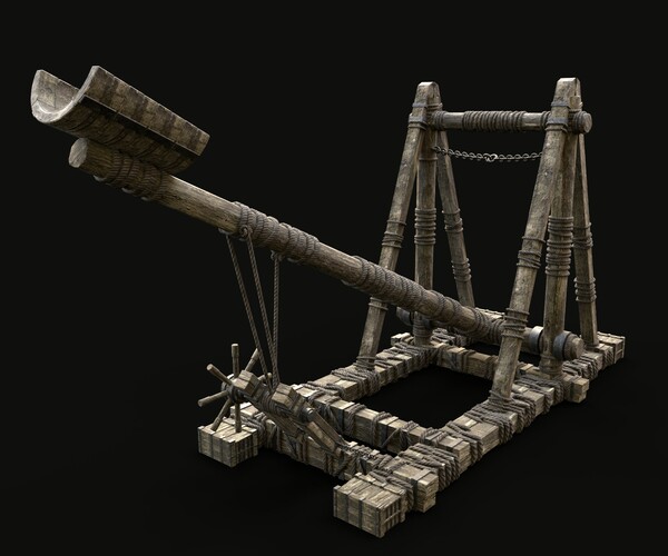 ArtStation - CATAPULT WAR MACHINE SIEGE ENGINE PACK COLLECTION AAA ...
