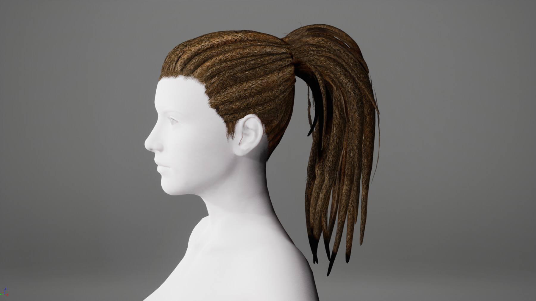 ArtStation - Dreads Hair Rasta low poly | Resources
