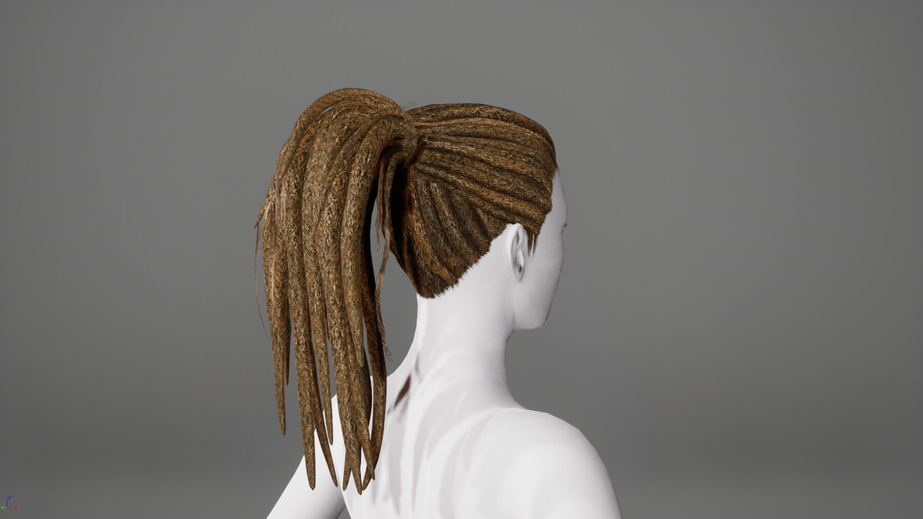 ArtStation - Dreads Hair Rasta low poly | Resources