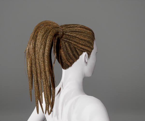 ArtStation - Dreads Hair Rasta low poly | Resources