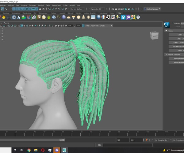 ArtStation - Dreads Hair Rasta low poly | Resources