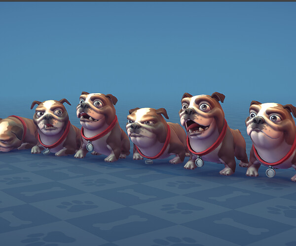 ArtStation - Cartoon Dogs | Game Assets