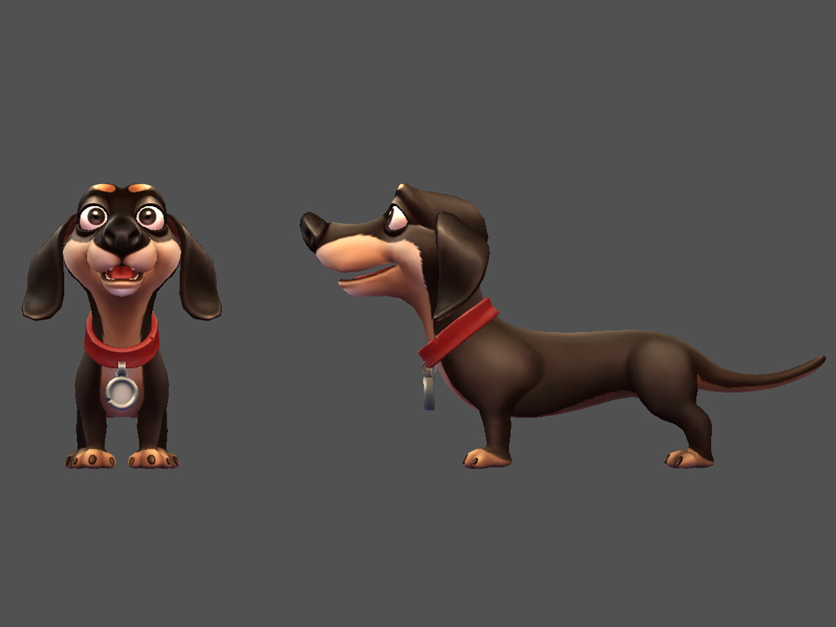 ArtStation - Cartoon Dogs | Game Assets